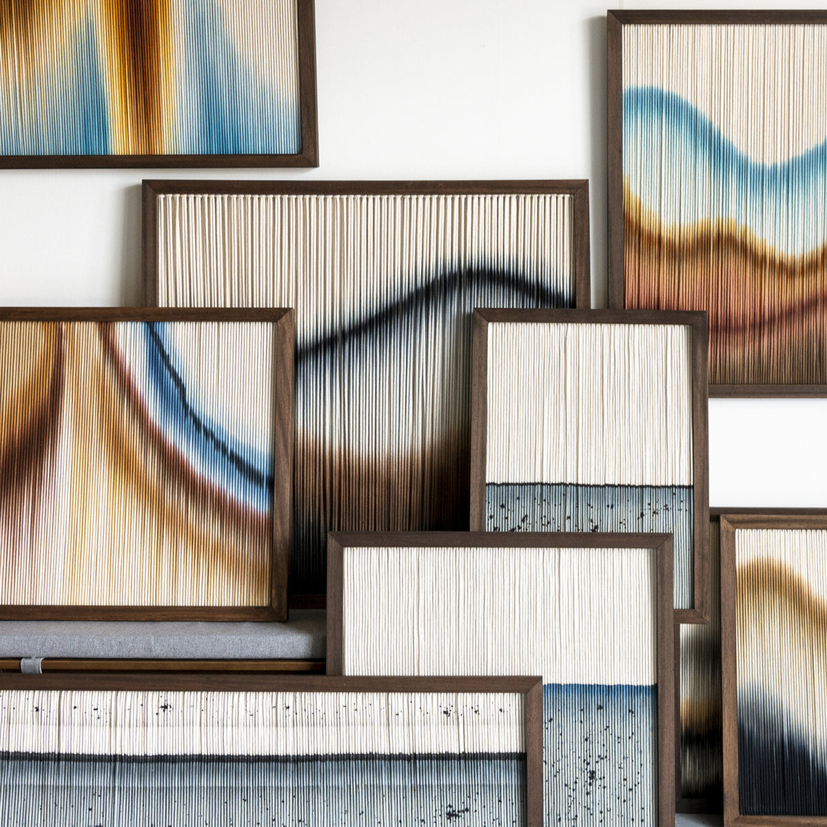 Framed Textile Art Collection | Teddy and Wool