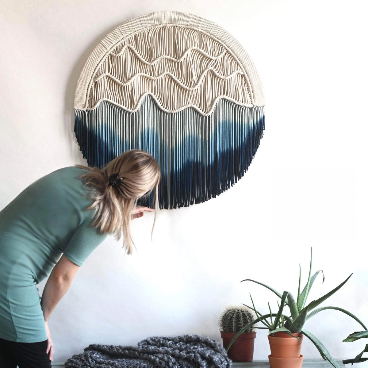 Circular Fiber Art Collection - NEPTUNE